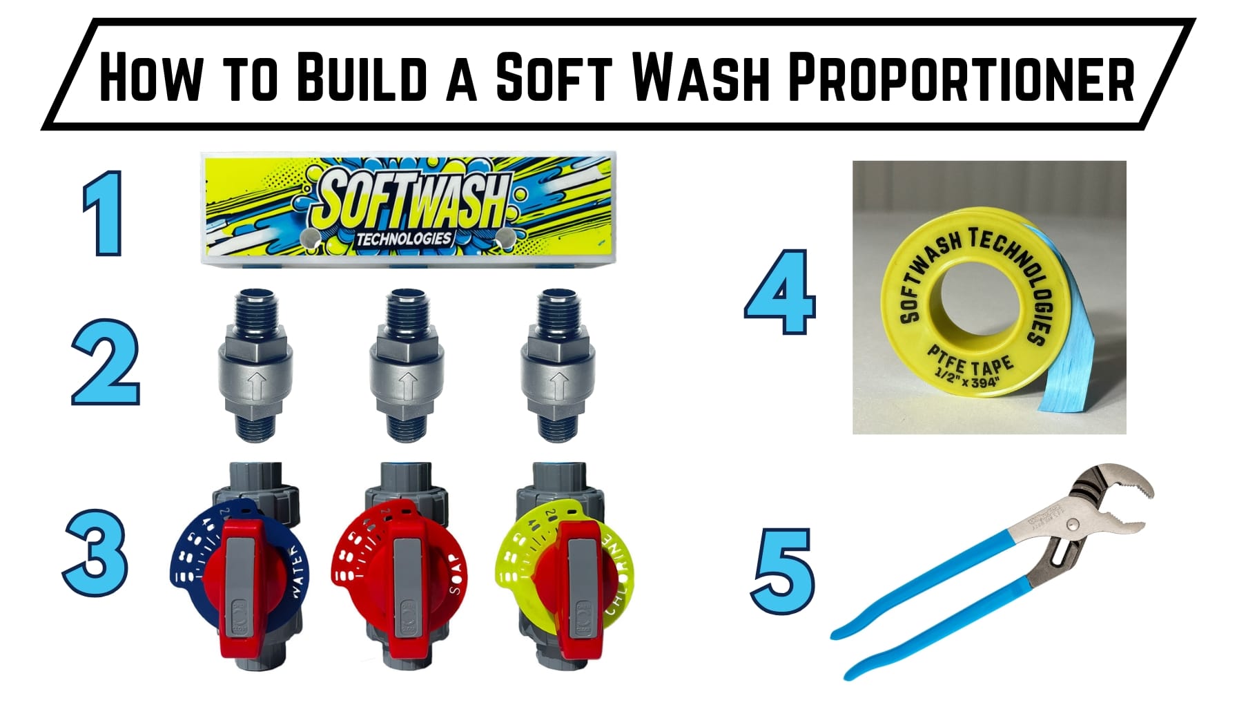 Soft Wash Proportioner | Dial in Your Mix – Softwash Technologies