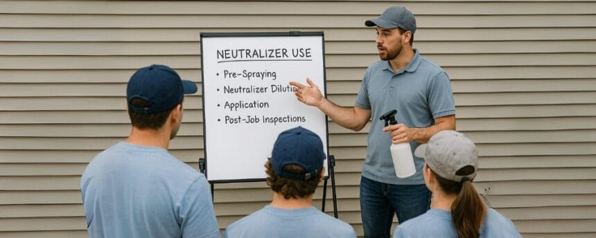 Bleach Neutralizer 101: Guide for Soft Wash Pros - Softwash Technologies